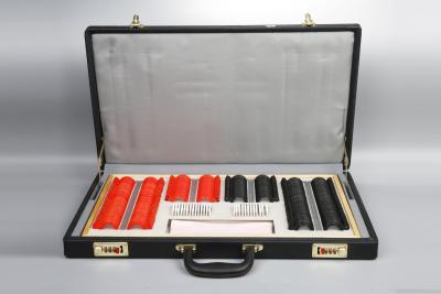 China 266PCS Professional Trial Lens Set with Leather Case - 26mm Red/Black Injection Frame for Optometry Practice for sale