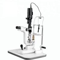 China Galilean Stereoscopic Ophthalmic Slit Lamp Microscope GD9250A with 5 Magnifications 12.5x Eyepiece 550x430x780mm for sale