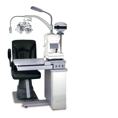 China GD7506 Ophthalmic Chair Unit with 17cm Lift & Trial Lens Drawer - 90×50cm Table Size for sale