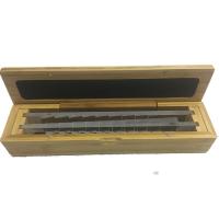 China Optometry Prism Bar Set 11 Horizontal and Vertical Prisms 1D to 12D Bamboo Case for sale