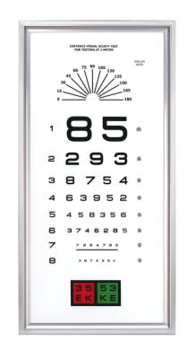 China LY-23C LED Visual Acuity Chart 60x30cm for 3M Distance Testing with ISO CE FDA Certification for sale
