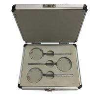 China FDA Aluminum Case Ophthalmic Glass Lens Set -1.00 Diopter Optional 3pcs for sale