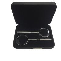 China Optical Prism Set Ophthalmic Glass Lens -0.50 -0.75 Diopter Aluminum Case for sale