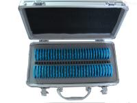 China Optical Ophthalmic Prism Set 58pcs Glass K9 0.12-10.00 Diopter Aluminum Case for sale