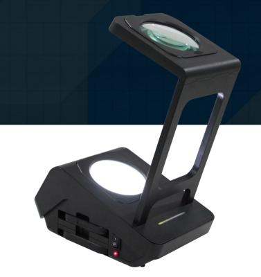 China 3-in-1 Lens Inspection Station with LED Backlight, 203×150×320mm Dimensions, and Progressive Lens Testing Capabilities for sale