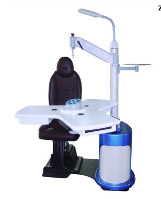 China Y-Shape Ophthalmic Examination Table with 260° Rotation, 16W Lamp, and 150kg Loading Capacity for Three Instruments for sale