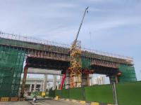 China High Strength Steel Structural Bridge Weather Resistance Residential Areas for sale