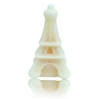 China Eiffel Tower Shaped Wax Bottle Candy with Fruity Liquid Center and Customizable Flavors in Chewable Wax Shell for sale