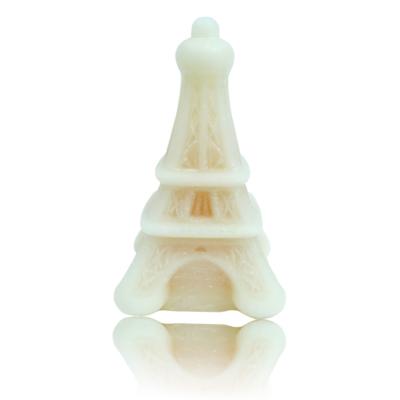 China Eiffel Tower Shaped Wax Bottle Candy with Fruity Liquid Center and Customizable Flavors in Chewable Wax Shell for sale