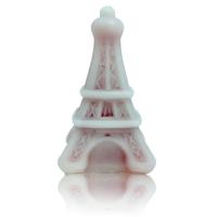 China Eiffel Tower Shaped Wax Bottle Candy with Fruity Liquid Center and Customizable Flavors in Chewable Wax Shell for sale