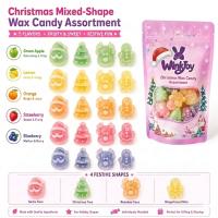 China Customizable Flavors Chewable Wax Bottle Candy with 80g/piece for Novelty and Party Treats for sale