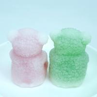 China Giant Jumbo Bear Wax Bottle Candy - Viral TikTok ASMR Crunchy Edible Wax with Bursting Fruit Liquid Filling for sale