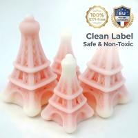 China Eiffel Tower Shape Wax Bottle Candy Liquid Filled Fruit Syrup Sweets Novelty 3D Tower Wax Candy Bulk Wholesale for sale