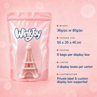 China Winkjoy Eiffel Tower Shaped Wax Bottle Candy with Fruity Liquid Center and Chewable Wax Shell for Novelty Retail for sale