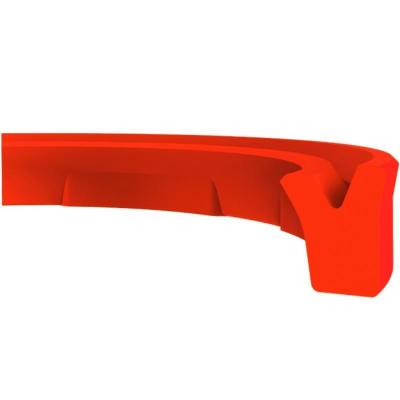 China Low Friction PU Rod Seal Hydraulic Seal 15mm to 100mm High Extrusion Resistance for sale