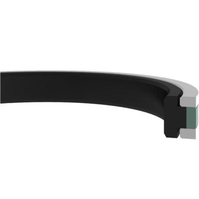 China Double Acting Hydraulic Cylinder Seals , NBR / TPE / POM Compact Piston Seal for sale