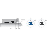 China Kl96 External Double Lip Wiper Seal Types Simple Groove Design for sale