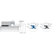 China KL78 Single Acting Pneumatic Rod Seals PU / NBR Material Low Friction for sale