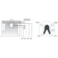 China Safe Pneumatic Piston Seals Types Low Friction  For Double Acting Cylinder for sale