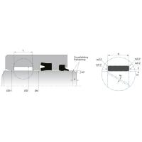 China Glass Fibre Reinforced Hydraulic Guide Ring KL57 20mm to 75mm Easy Installation for sale