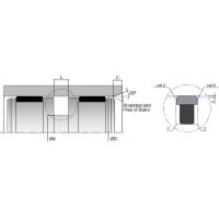 China KL41 Hydraulic Piston Seals Wear Resistant 40-280mm Bore for Heavy Duty Cylinders for sale
