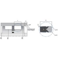China Single Acting Hydraulic Piston Seals Set With Thermoplastic Header Ring for sale