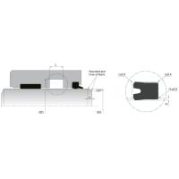 China KL15 Single Acting HNBR Rod Seal for Medium to Heavy Duty Cylinders 400 Bar for sale