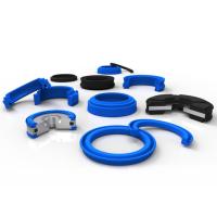 China Low Friction Pneumatic Piston Seals NBR / PU Material Easy installation for sale