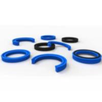 China NBR Pneumatic Piston Seals Double Acting For Short Stroke Pneumatic Cylinders for sale