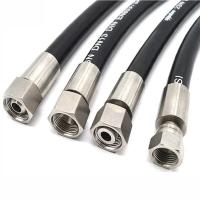 China EN 856 4SH Steel Wire Spiral Hydraulic Hose Pipe With Solid Structure for sale