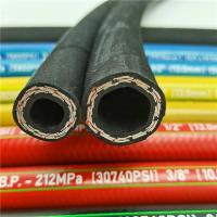 China SAE 100 R3 R6 Fiber Braided Hydraulic Hose Oil Return Pipe -40°C to +120°C for sale
