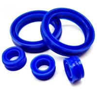 China PU Hydraulic Rod Seals Custom Compound Polyurethane Material Piston Rod Seals for sale