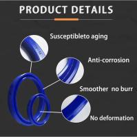 China PU Hydraulic Rod Seals Custom Compound Polyurethane Material Piston Rod Seals for sale