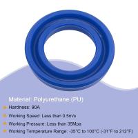 China High Temperature Resistant UY Type Polyurethane Hydraulic Oil Seal Ring for Bore Shaft 250°C for sale