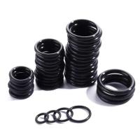China High Temperature Rubber O Ring Seals NBR FKM Silicone 30-90A Hardness Custom Sizes for sale