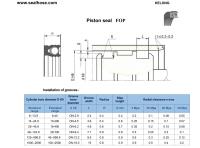 China Carbon Filled PTFE Spring Energized Lip Seal for High Pressure Hydraulic Cylinders 45Mpa for sale
