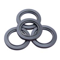 China Carbon Filled PTFE Spring Energized Lip Seal for High Pressure Hydraulic Cylinders 45Mpa for sale