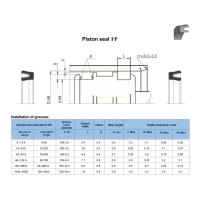 China PTFE 304 FP Type Simmerring U-Seals For Hydraulic Cylinders for sale