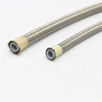 China 304 Stainless Steel Braided Flexible Gas Hose 1/2 inch 60cm High Pressure PTFE Water Hose for sale