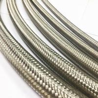 China 304 Stainless Steel Braided Flexible Gas Hose 1/2 inch 60cm High Pressure PTFE Water Hose for sale