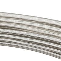 China Stainless Steel Flexible Braided Hose PTFE Fuel Oil Line 1/2 Inch 1000 PSI for sale
