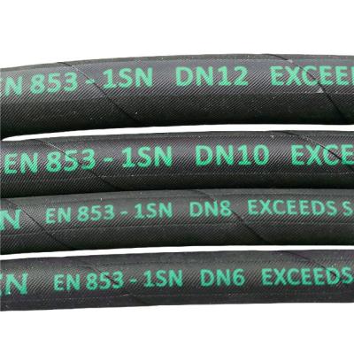 China Wire Braid Hydraulic Hose EN853 1SN SAE100 R1 1/2 Inch 20 MPa for Crimping Machine for sale