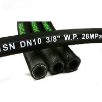 China SAE 100R1 EN853 3/8 1SN High Pressure Hydraulic Hose for Fuel Oil Industrial Use for sale