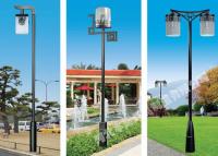 China Q235 Q345 Iron Aluminum LED Garden Lamp 2.5-4m Height 20-200W Outdoor Courtyard Light for sale