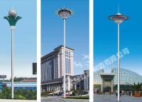 China 20m High-Pole Lamp with 10-400W LED Lighting for Stadiums and Highways - Hot Dip Galvanized Steel Construction for sale