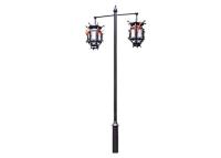 China Q235 Q345 Iron Aluminum LED Garden Lamp 2.5-4m Height 20-200W Outdoor Courtyard Light for sale