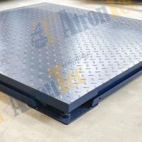China Carbon Steel Floor Scale,Double Deck Checkered Plate Floor Weighing Scale for sale