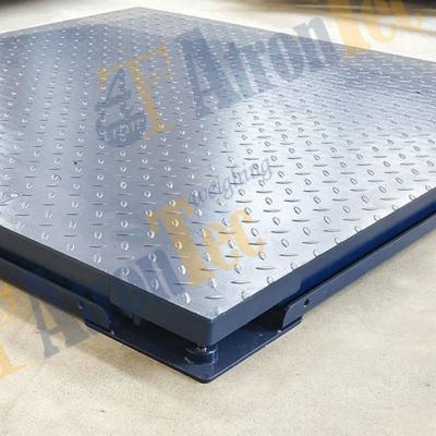 China Carbon Steel Floor Scale,Double Deck Checkered Plate Floor Weighing Scale for sale