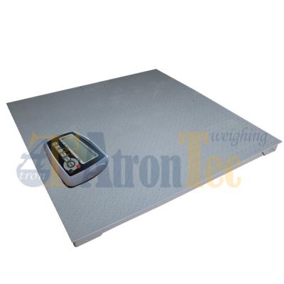 China Mild Steel Checkered Plate Floor Weighing Scale for sale