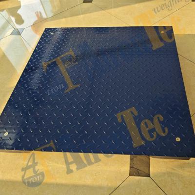 China Single Deck Carbon Steel Floor Scales, Checked-Plate Platform Scales for sale